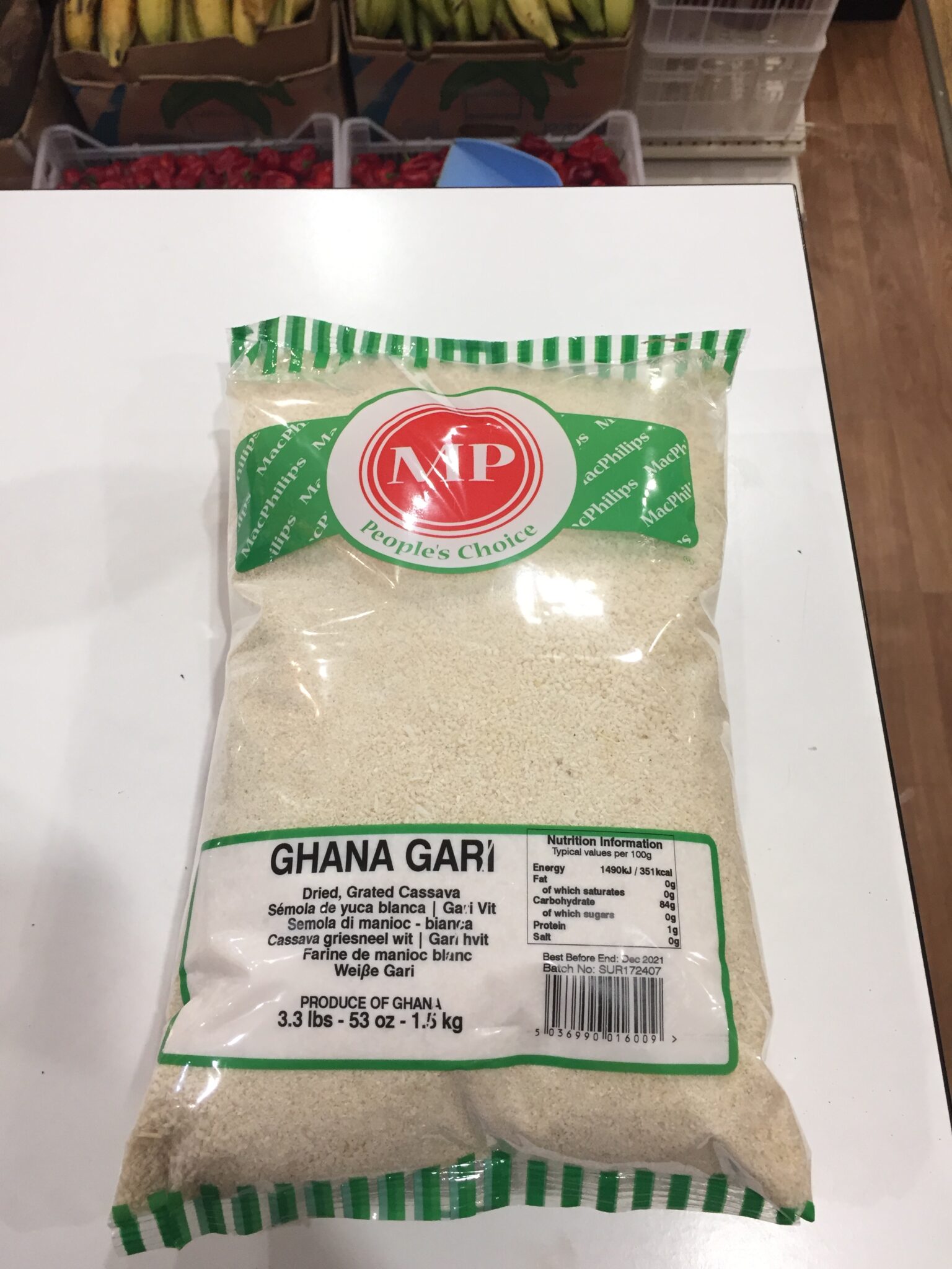 GHANA GARI (MP) 1.5KG – Fiducia African Shop